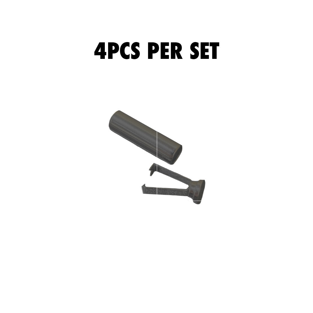 Gun Metal Black Aglets (10 x SETS [40pcs]) – Metaza Ltd