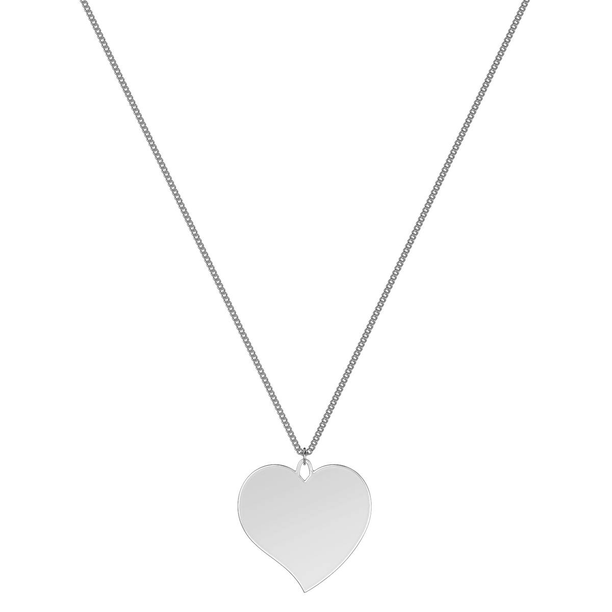 10x Premium Flared Heart Pendant - Engravable Blank St.Steel – Metaza Ltd